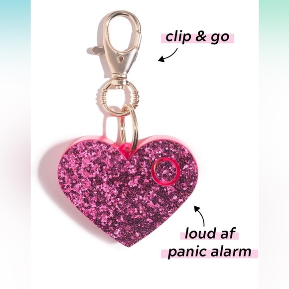 Bling Sting | Accessories | Bling Sting Pink Glitter Heart Personal ...